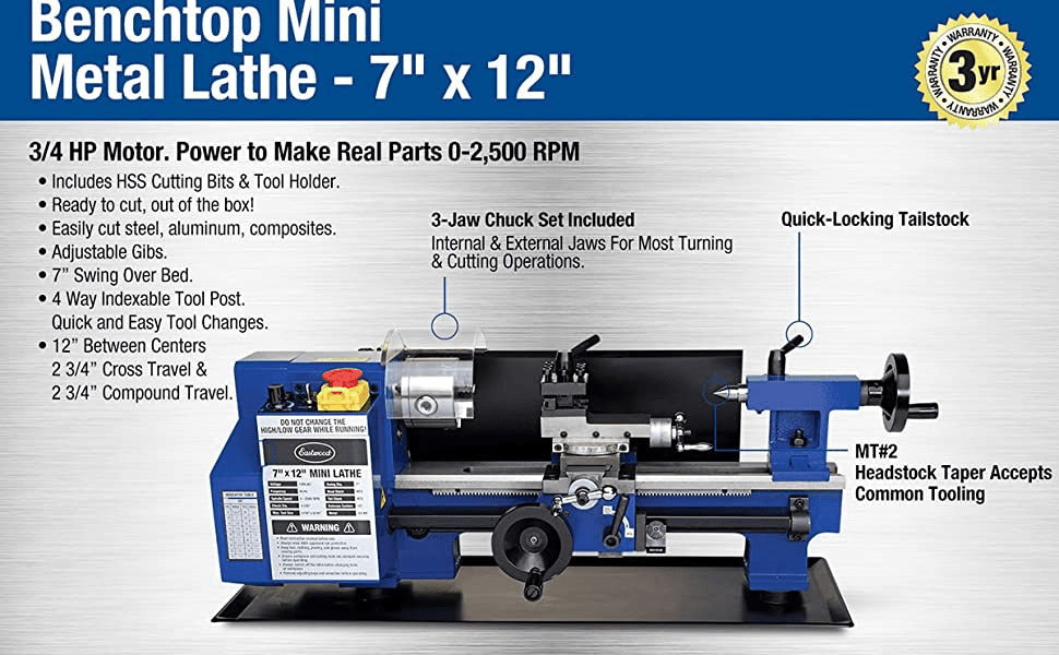 The 5 Best Metal Lathes in 2025